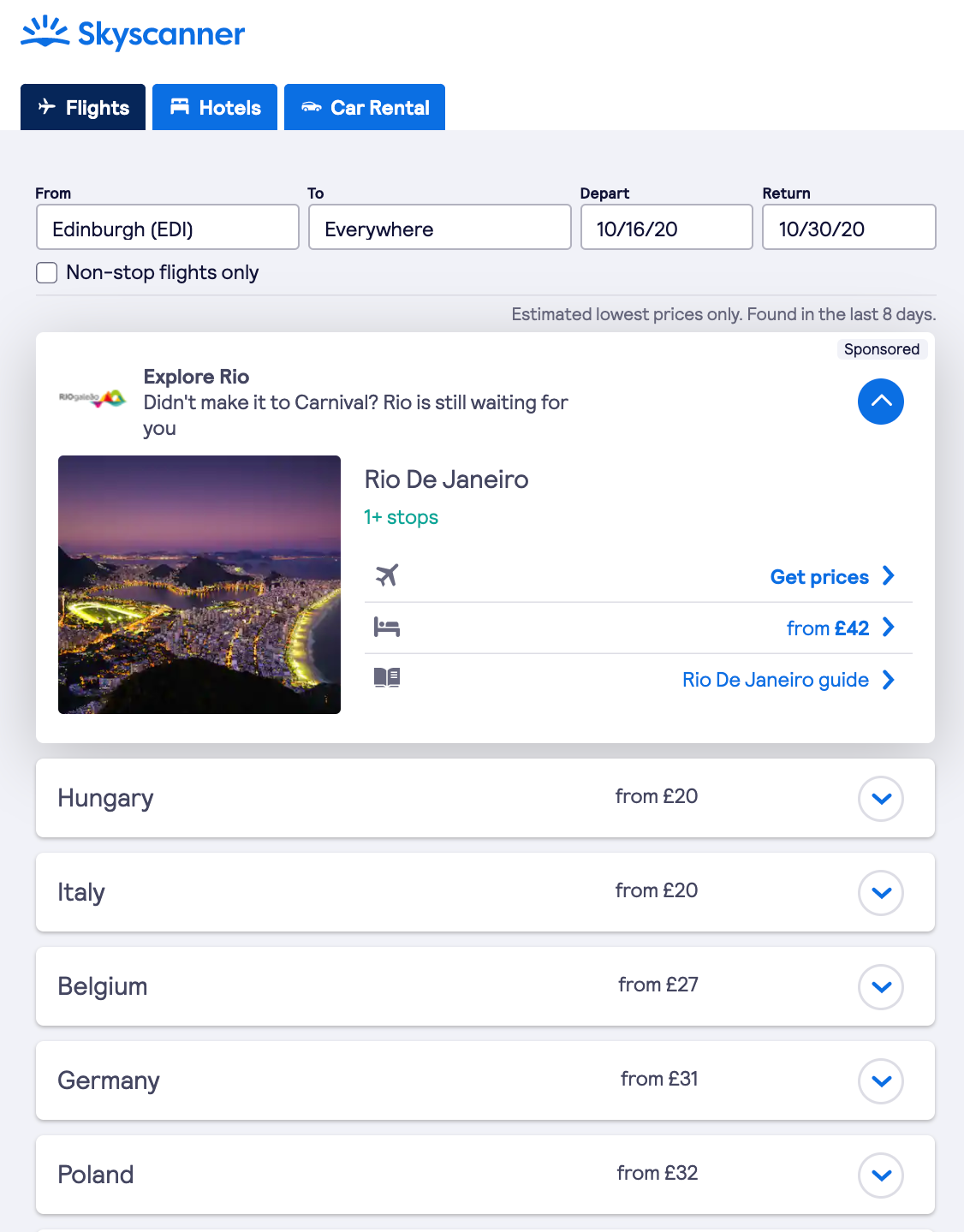 Advertising Formats & Specifications | Skyscanner Partners